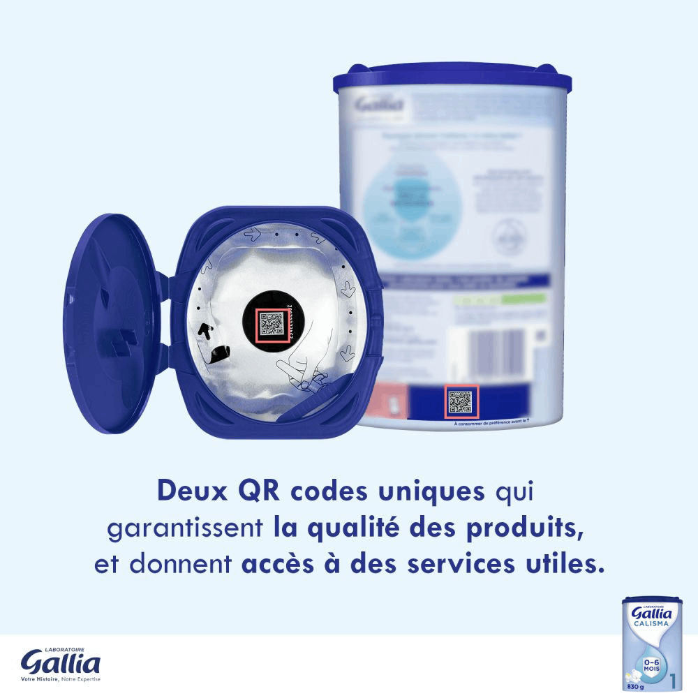 Gallia Calisma Croissance 1 – 830g – Bébé Classique